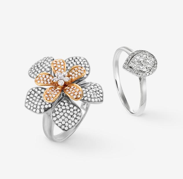 Prsteň Soleado, ružové zlato, MD-4069 | Mikuš Diamonds